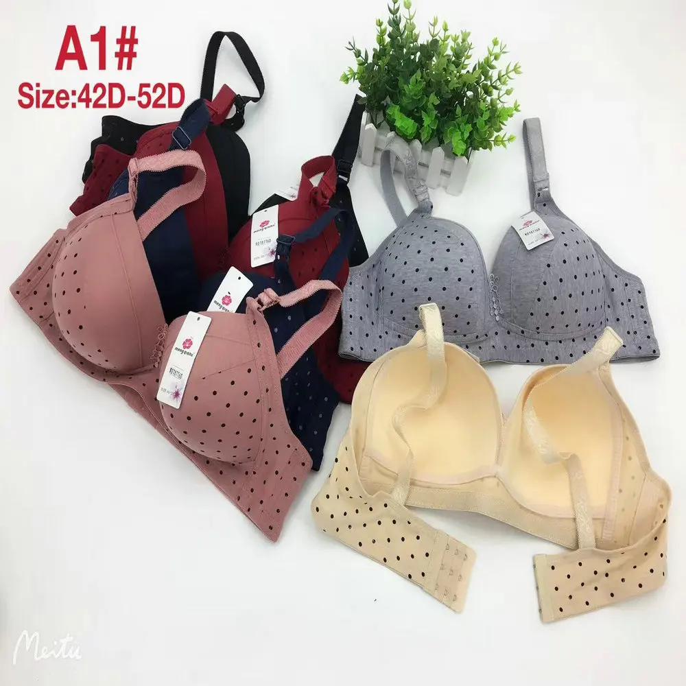 1.28 Dollar Model MQS239 Bra Size 42-52D Ready Ship Big Cup Wireless ...
