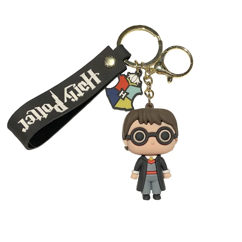 Custom 3d Doll Cartoon Harry Potters Keychain Newest Silicone Key Chain ...