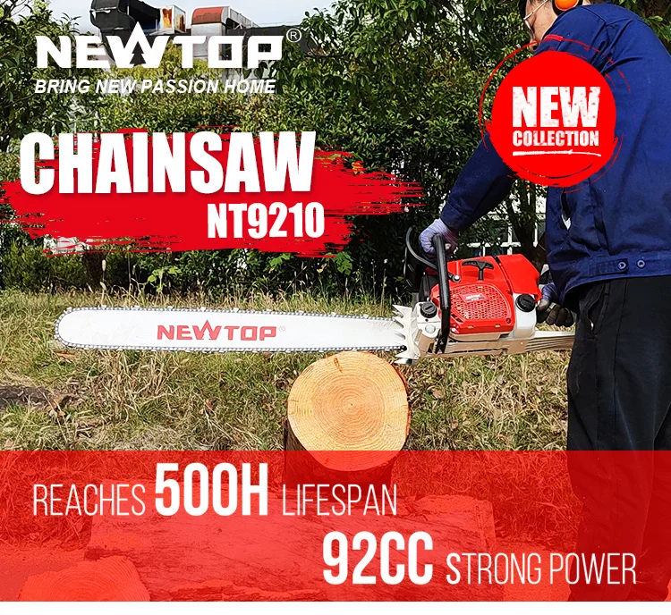 NEWTOP 92cc Gasoline Chainsaw - High Quality & Power