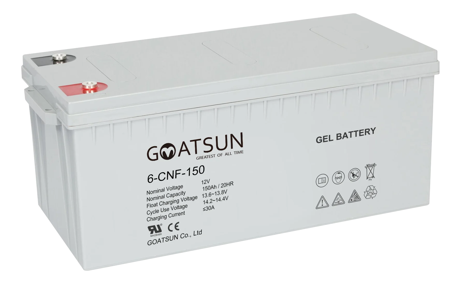 Goatsun 12volt Agm Gel 100a 150a 200a Deep Cycle For Solar System 12v ...