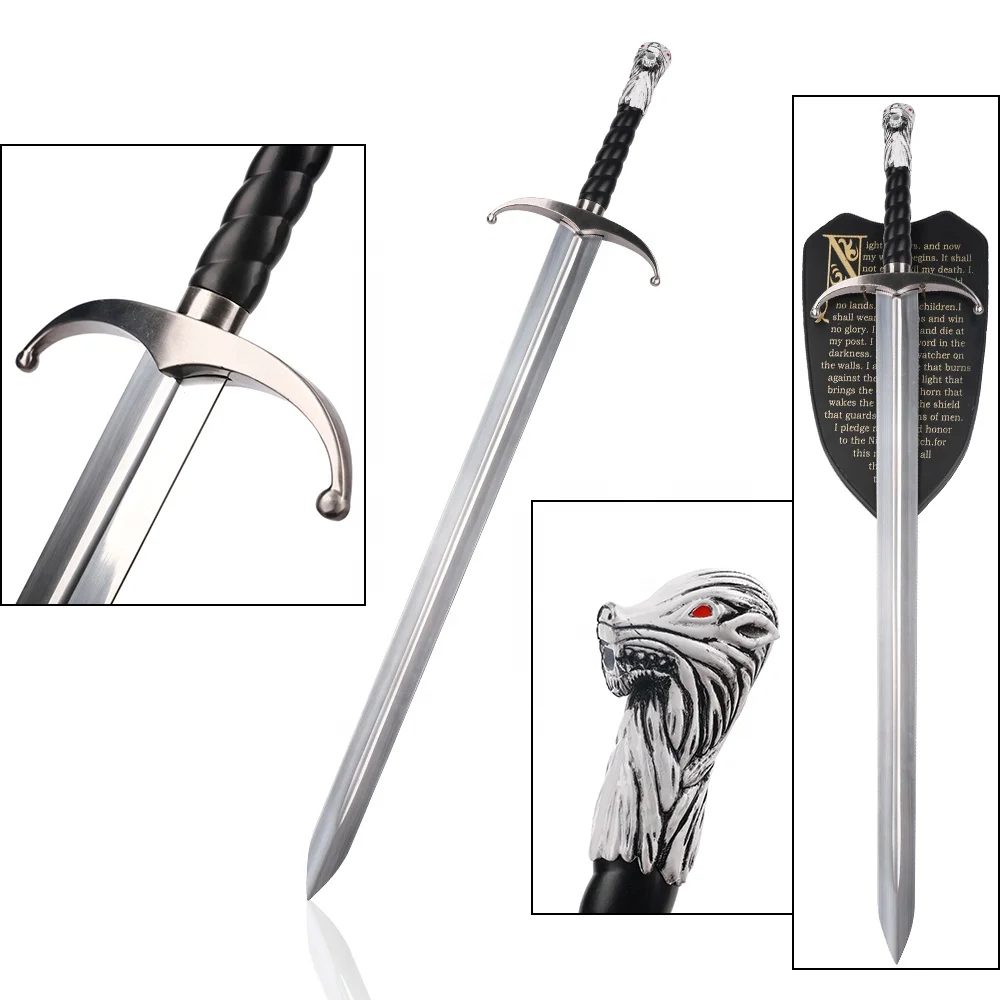 1:1 Original TV Version Game of Thrones Jon Snow Weapon Longclaw Sword ...