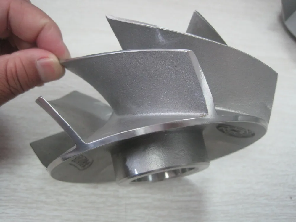 Mingdao customized Cast steel or aluminum impeller precision sand ...