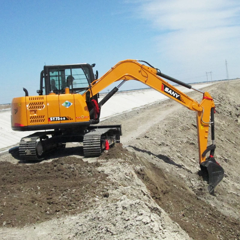 Sany Crawler Mounted Hydraulic Excavator Sy55 Sy60 Sy65 Sy75digger ...