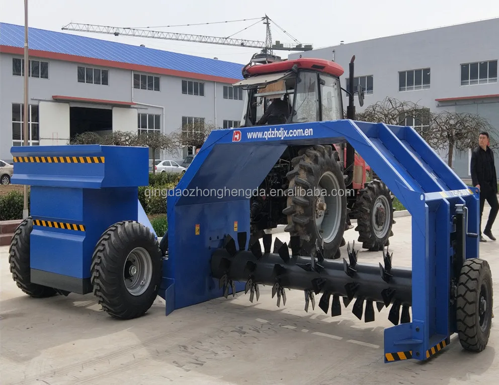 Cattle Manure Turning Machineanimal Manure Fermentation Compost Turner ...