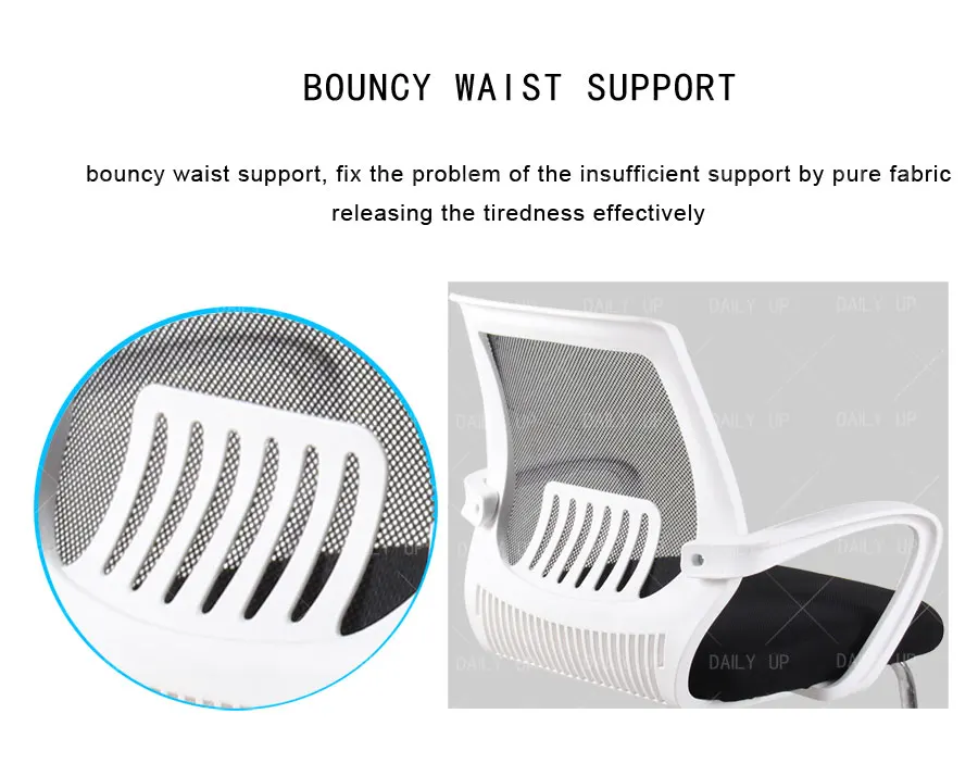 Sled Mesh Office Chair With Chromed Metal Legs Breathable And Ergonomic ...