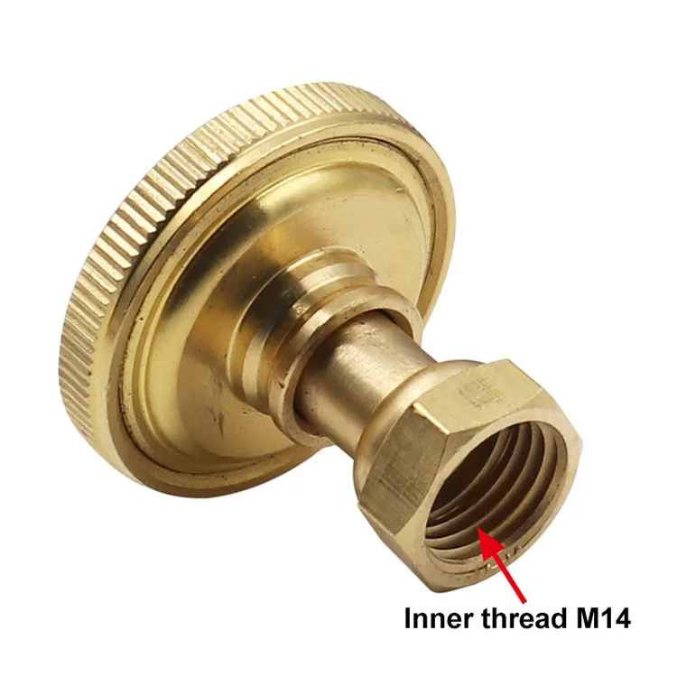8 Holes Garden Brass Sprayer Nozzle - Atomizing Spray Fitting