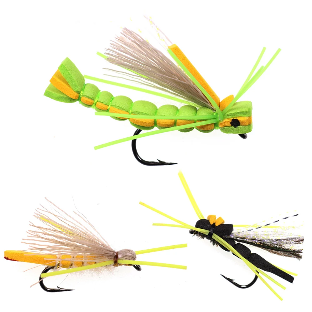 Zig Bug Fly Floating Foam Beetles Fly Boatman Fishing Panfish Bass ...
