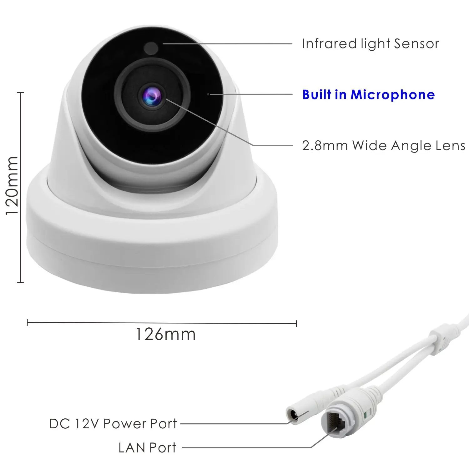 CCTV Camera Factory Compatible HIK DH TVT 5MP PoE IP Security Camera ...