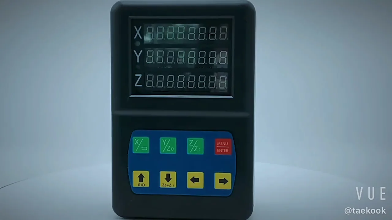 Ditron Sino 2 Axis/3 Axis Dro Digital Readout With High Precision Linear Glass Scale For Milling ...