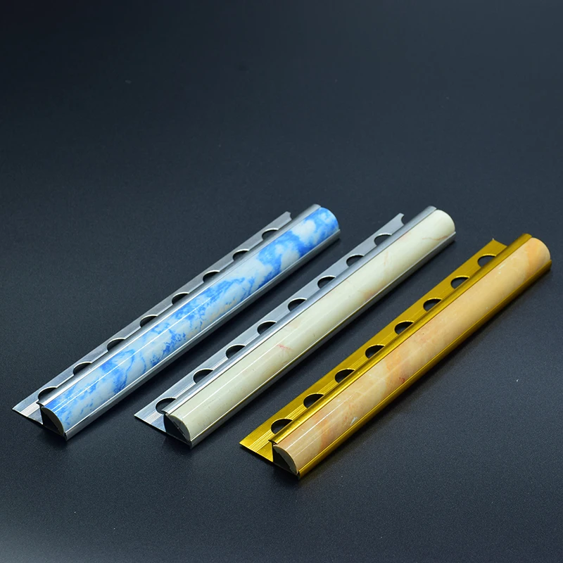 Composite Aluminum Quarter Round Edge Tile Trim Molding - Buy Tile Trim ...