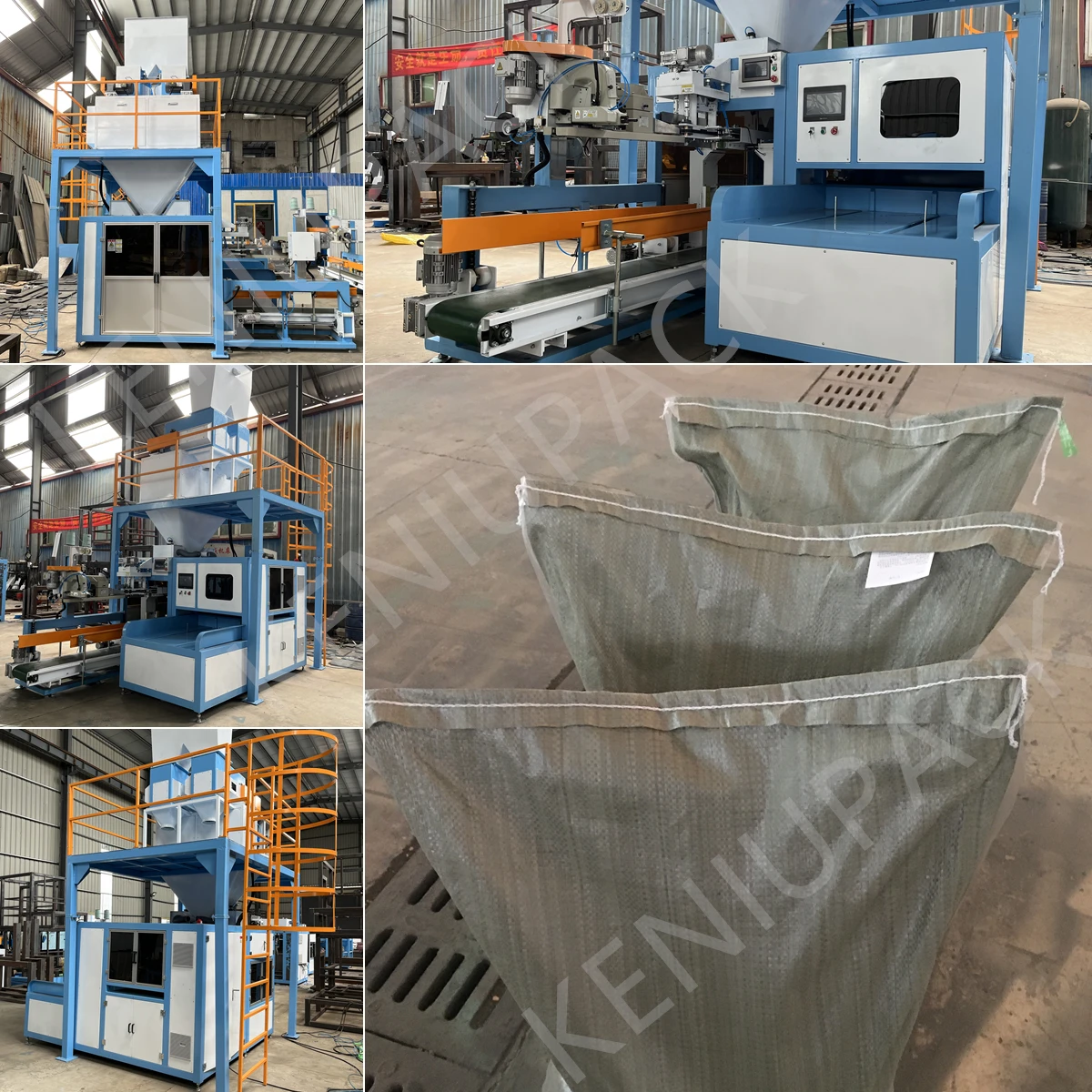 High Precision Full Automatic Industrial Salt Paddy Peanuts Bagging ...