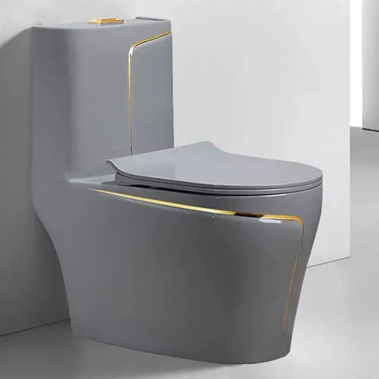 European Standard Design One Piece WC Toilet Strap Water Closet ...