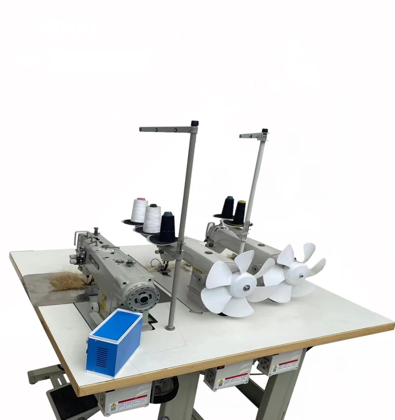 Three Head Row Hair Sewing Machine Three Connections Rn-872jf - Buy ...