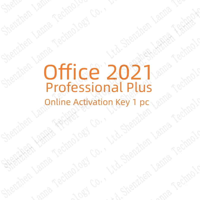 1 Pc Online Activation Key Office 2021 Professional Plus License Office ...
