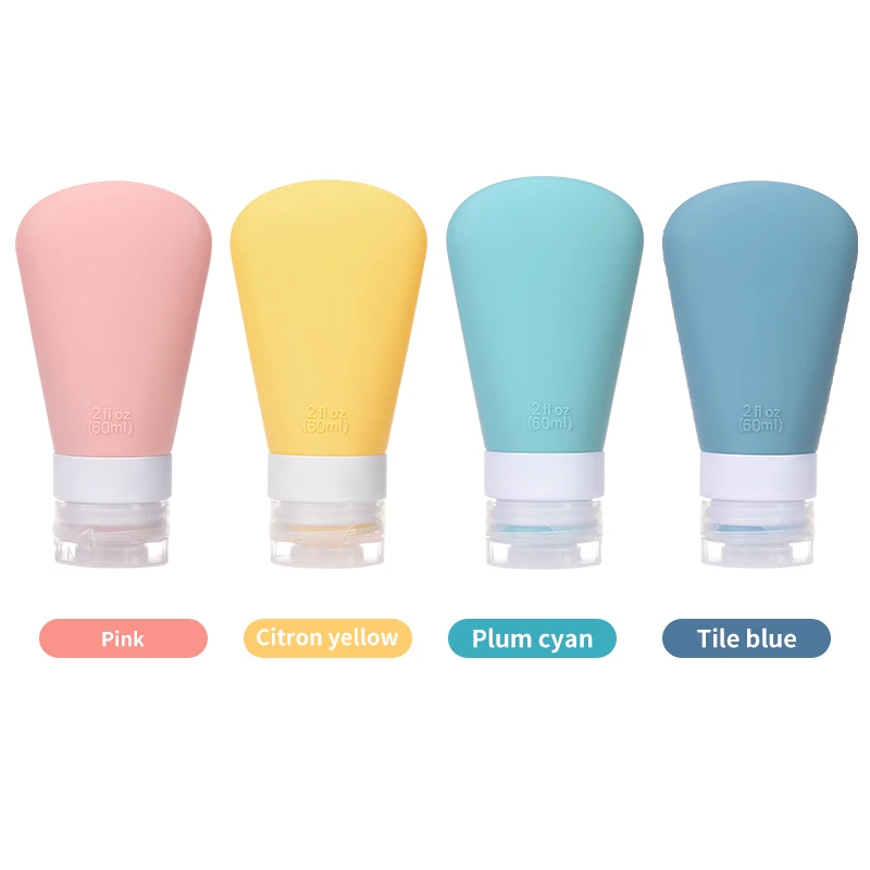 Oem Odm Custom Rectangle Twist Cap Squeeze Bottle Food Grade 60ml Soft Squeeze Lotion Bottle ...