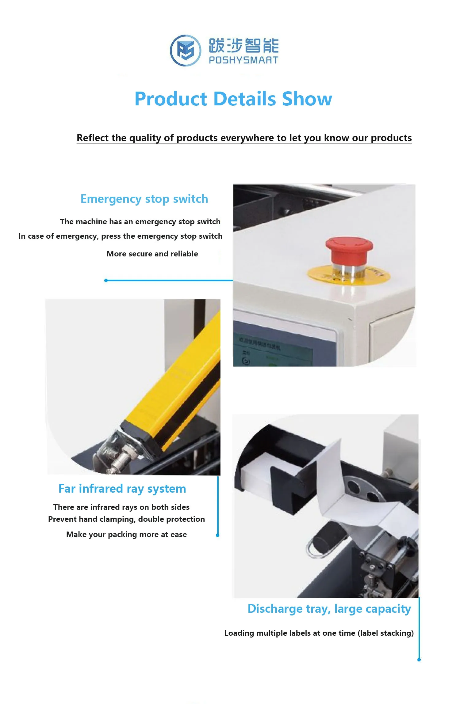 Poshysmart Auto Tabletop Bagging Systems - Efficient Packing