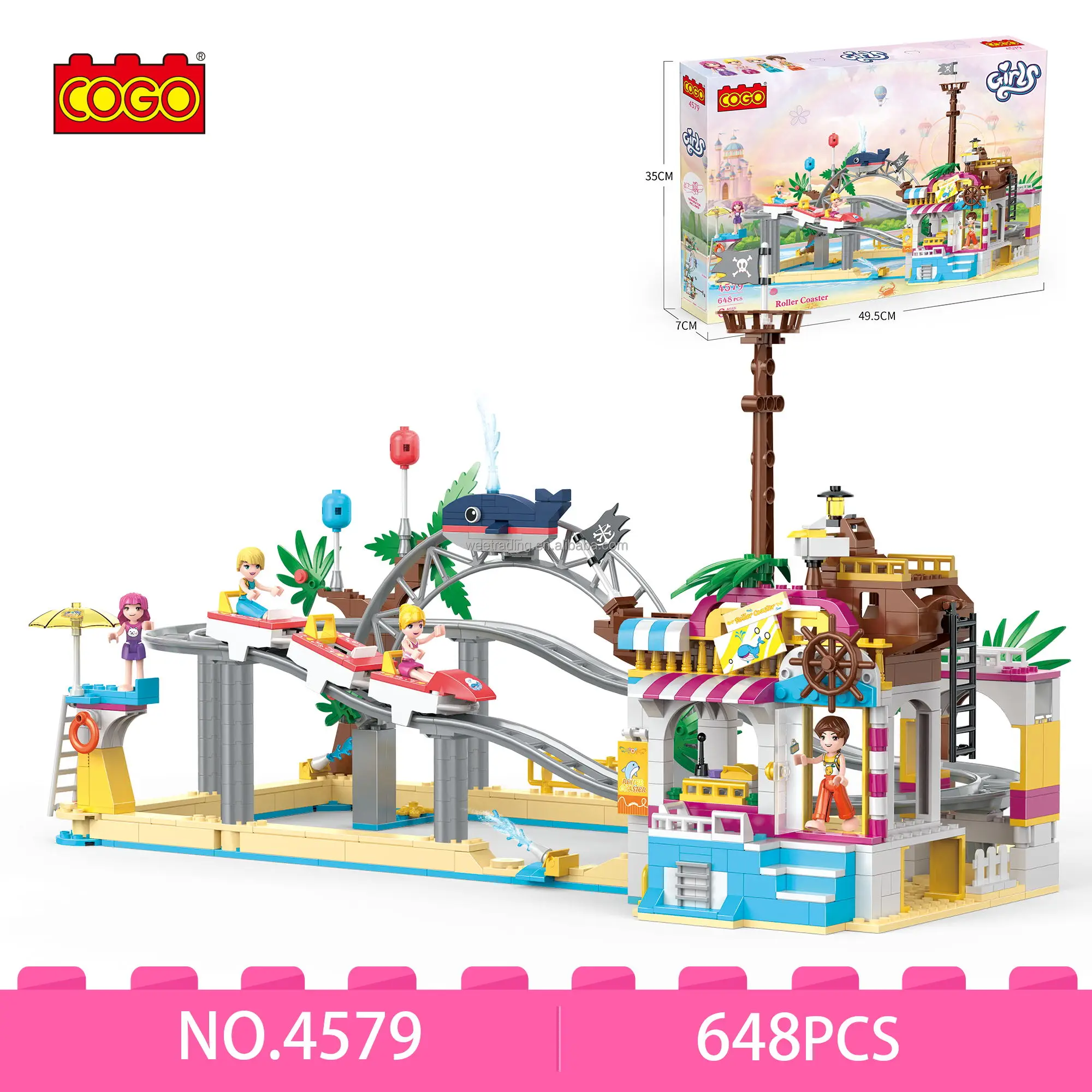 2023 Hot Selling Mini Bricks Cogo Building Blocks Toy Girls Series ...