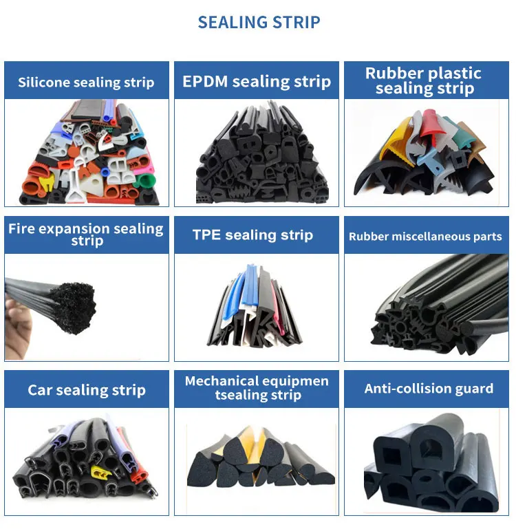 Epdm Conductive Insulation Rubber Strip Resistance Flame Retardant ...