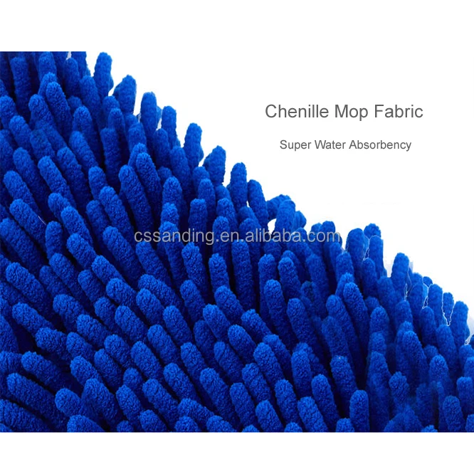 Microfiber Shaggy Chenille Fabric - Quick-Dry & Versatile