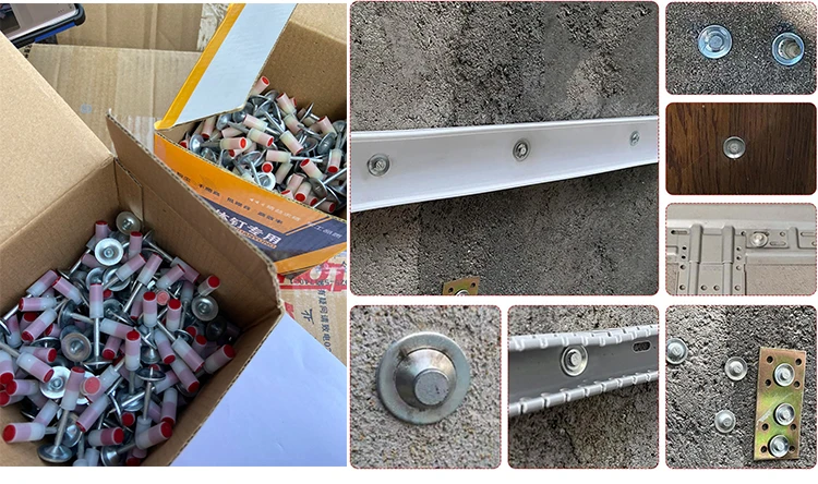 Round 27mm Mini Ceiling Clip Installation for Noise Reduction