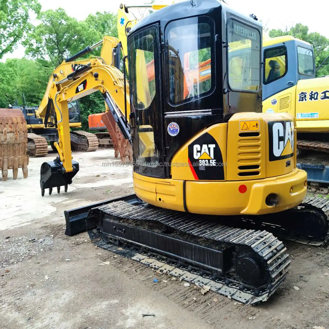 Japan Made Caterpillar Brand 303.5e Crawler Escavador , 3.5ton ...