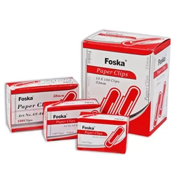 Foska Paper Clips - Durable, Versatile, and Efficient
