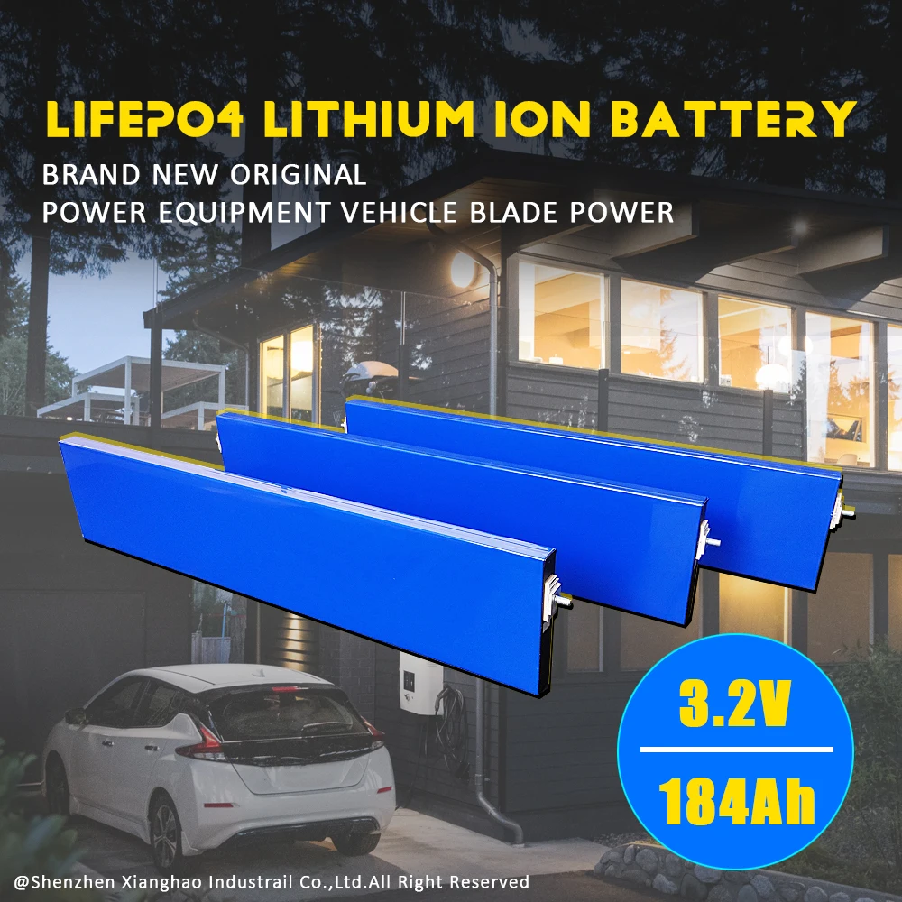 Grade A Lifepo4 Battery by BYD Blade Cells 3.2v 184ah