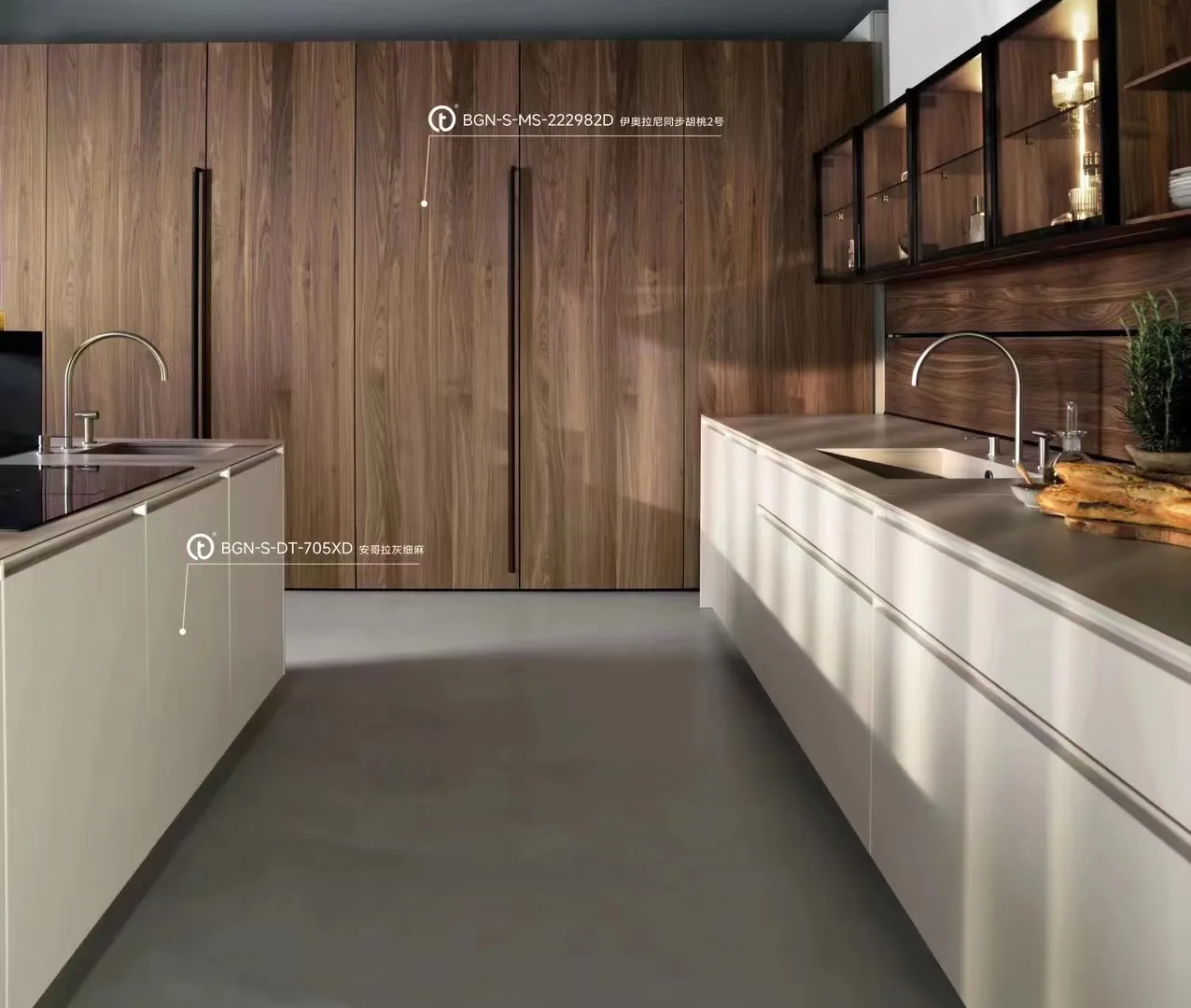 Texture Melamine Wood Grain Pattern in MDF , Particle Board and Plywood ...