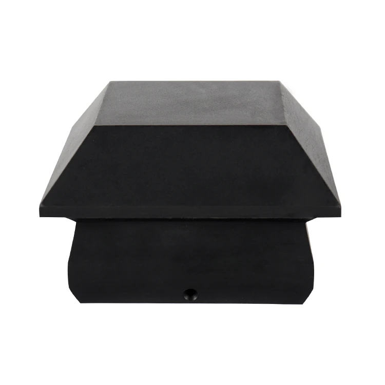 Plastic Garden Fence Cap Fencing Picket Caps Custom Size Durable Black ...