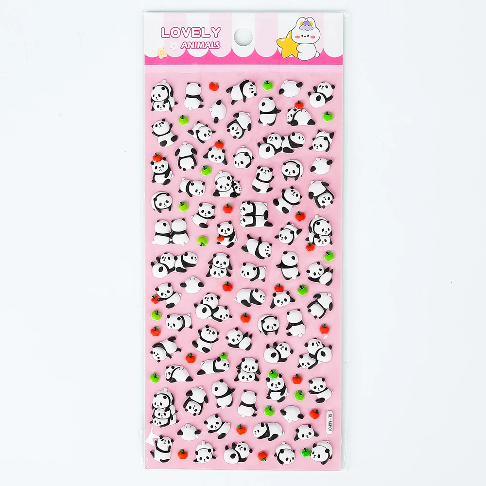 Decorative Kids Cute Pvc Vinyl Cartoon 3d Eva Foam Puffy Stickers For ...