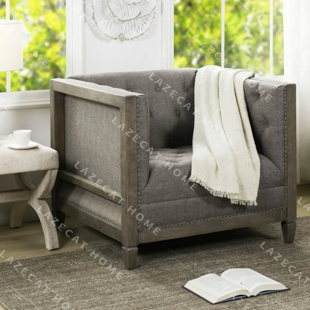 Italian Solid Oak Wood Timber Reclining Armchair Leisure Chair For ...