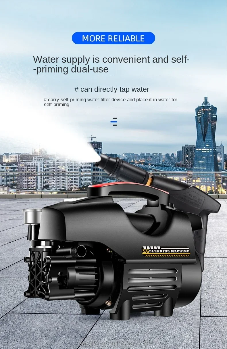 Heavy Duty 1400w Induction Motor Portable Electric High Pressure ...