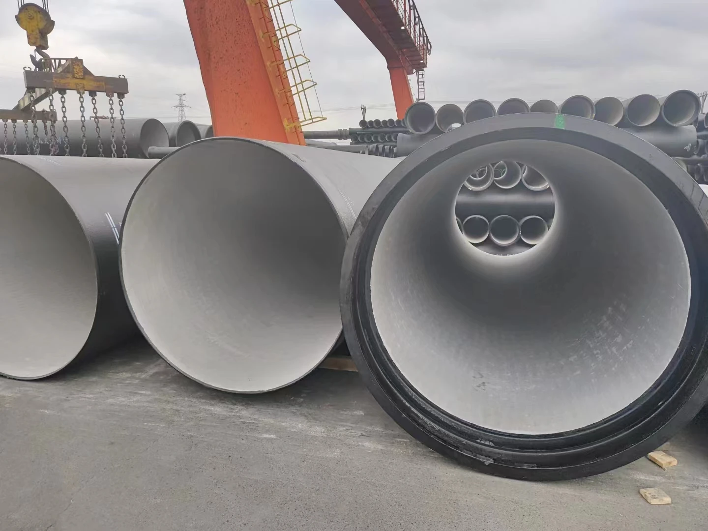 Centrifugal Iso2531 Dn500 Dn600 Class K9 Cement Lined Ductile Cast Iron ...