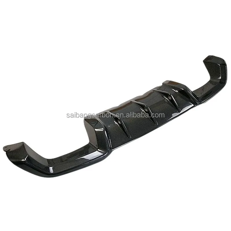 MP Style Carbon Fiber Rear Bumper Lip Diffuser Spoiler for BMW M2 M2C ...