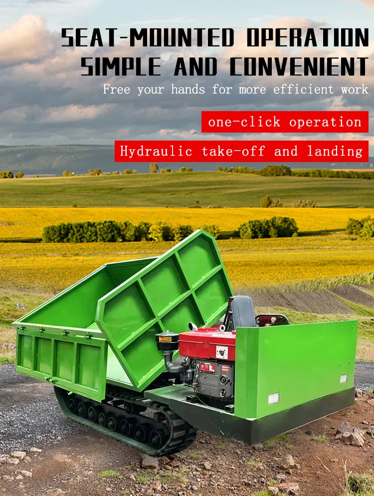 Mini Crawler Dumper Multifunctional Tracked Mini Dumper 0.8-6ton Mini ...