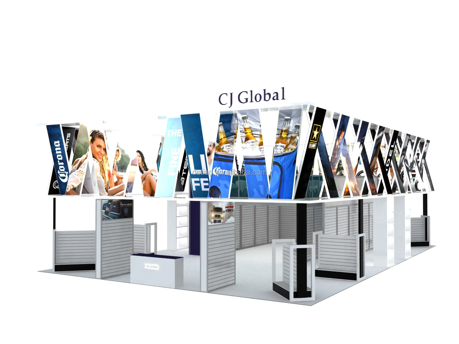 Aluminum Exhibition Booths from Shanghai Detian Display