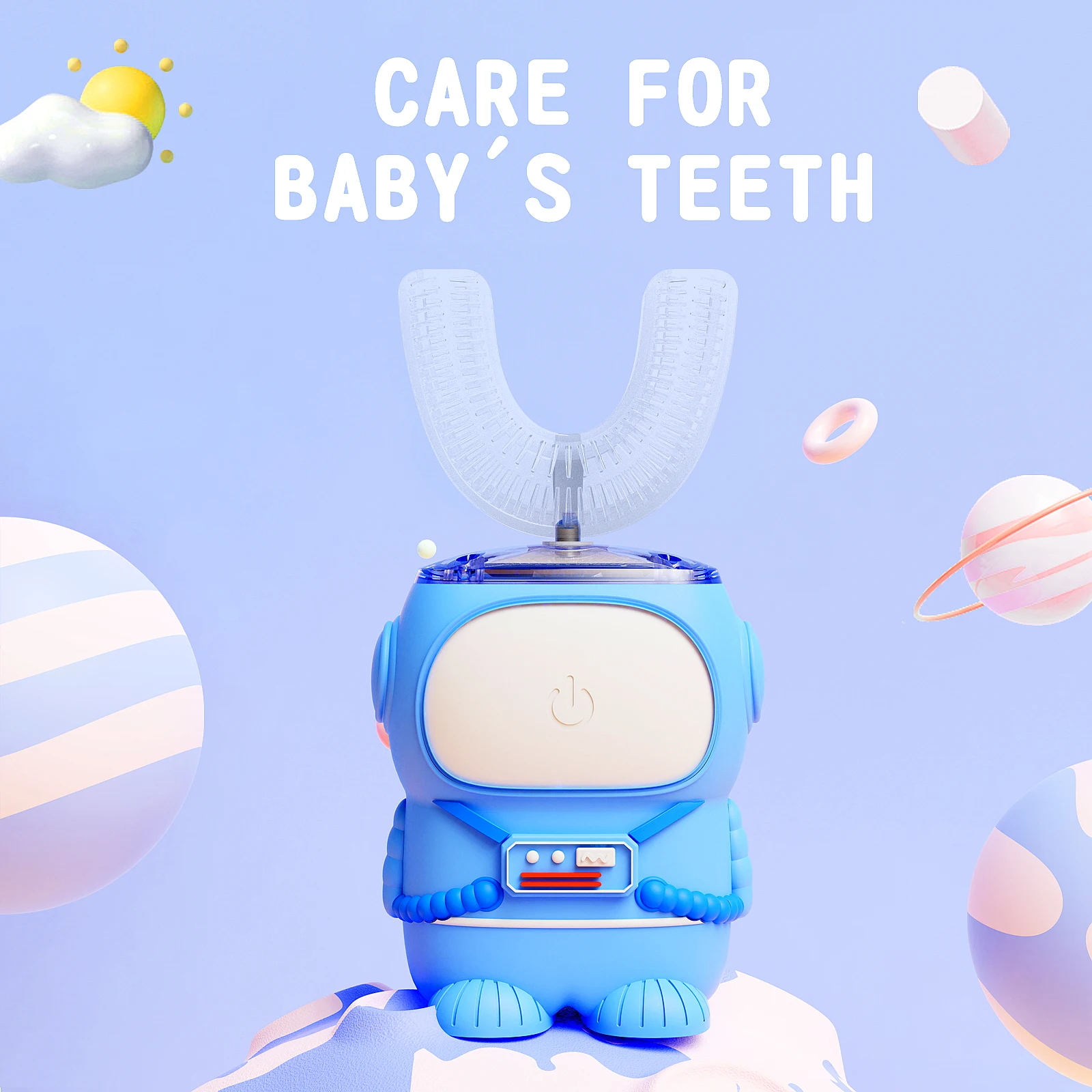 Cartoon Sonic Smart Tooth Brushes Lightning Kids Gift Astronaut ...