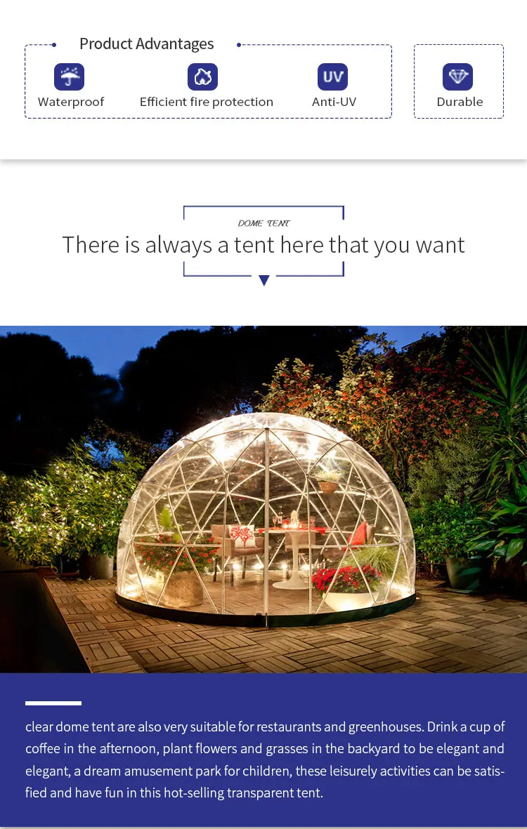 Shenbao Geodesic Domes - Luxury Transparent Tents for All Seasons
