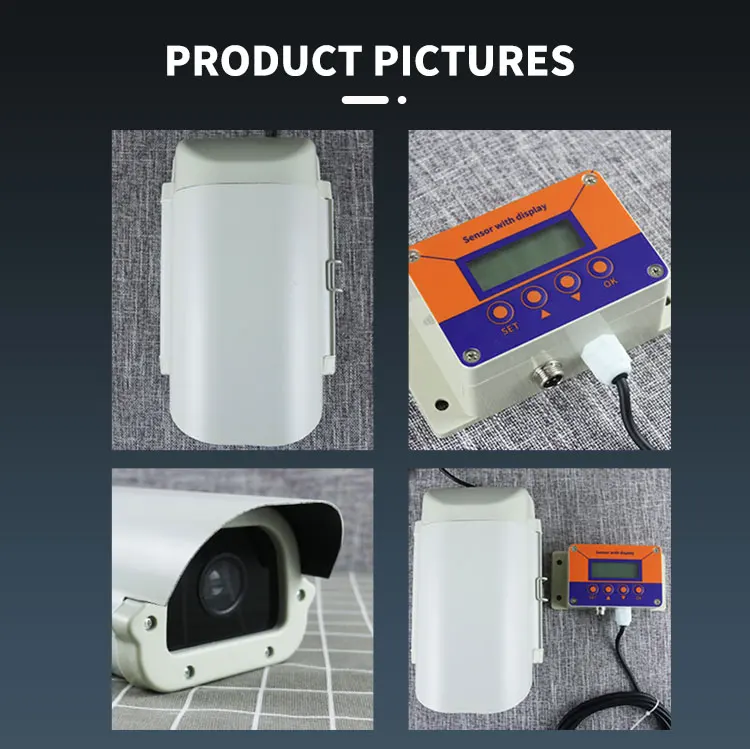 Rs485 Modbus Snow Depth Sensor Automatic Heating Laser Snow Depth Sensor For Meteorological ...