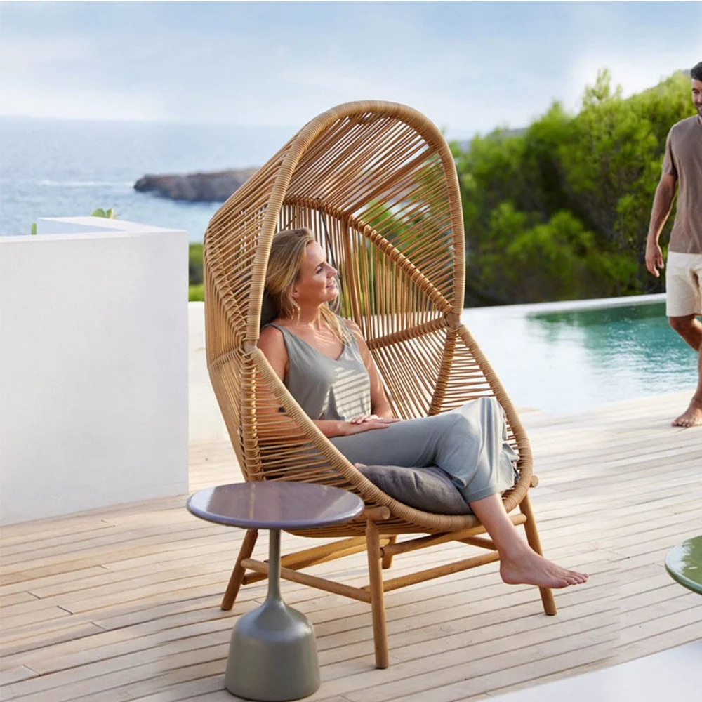 Recommend Supermarket Egg Chair Swing Metal Rattan China Rattan Egg ...