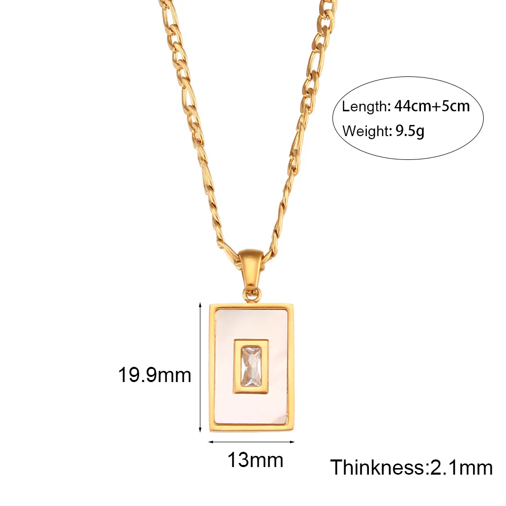 Shop Our Trendy Fashion Rectangular Pendant Necklace for Women