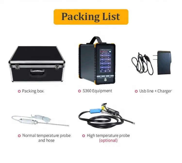 Portable 16-in-1 No2 Combustible Argon Ch4 Sf6 Methane More Flue Gas ...