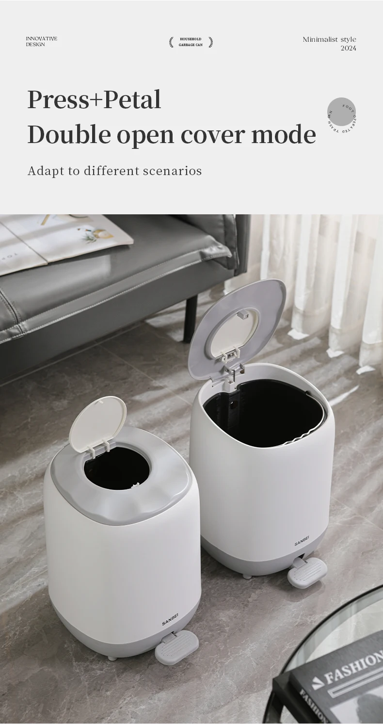 New Model Indoor 13liter foot pedal bin female hygiene bin foot pedal ...