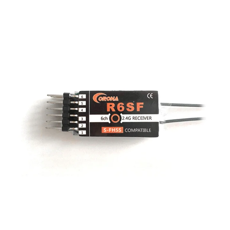 Corona R6sf 6 Channel 2.4ghz S-fhss Compatible Rc Receiver - Buy Rc ...
