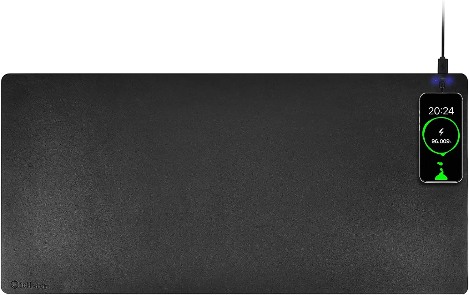 Customizable PU Leather Wireless Charging Desk Mats