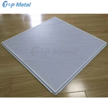 600x600mm Perforated Metal Wall Cladding Moisture Proof Ceiling Panels ...