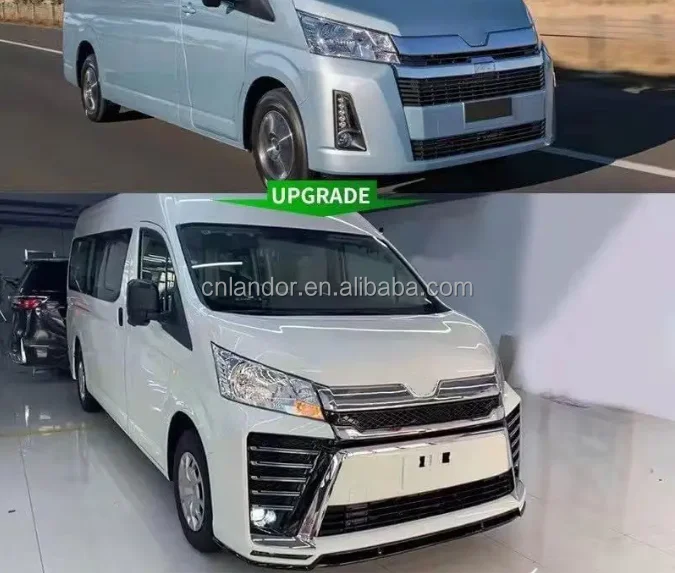Factory Body Kit for Hiace 2019-2021 Front Bumper Rear Bumper Auto ...