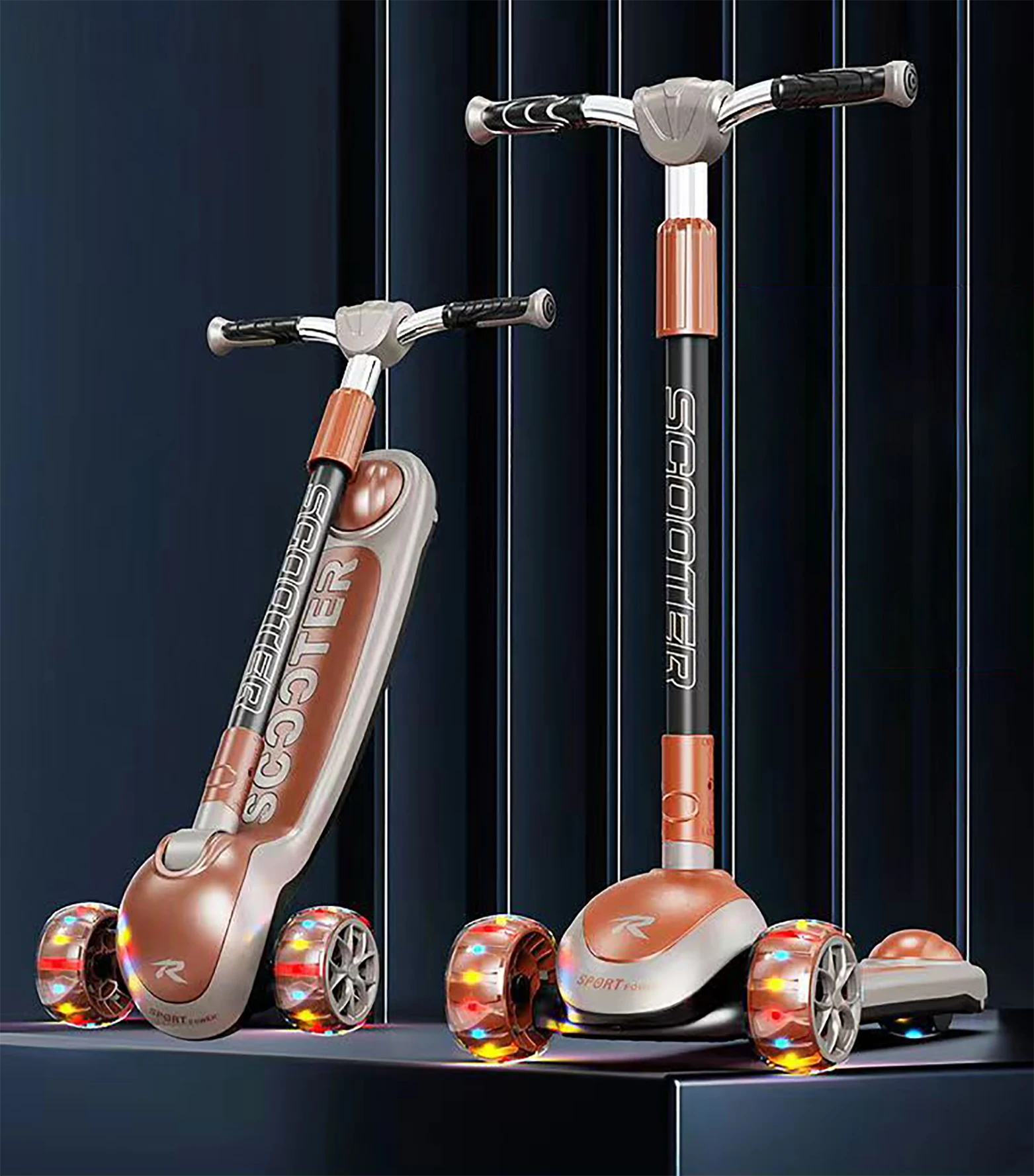 Girls Age 6 Toy Flicker Kick Scooter for Children