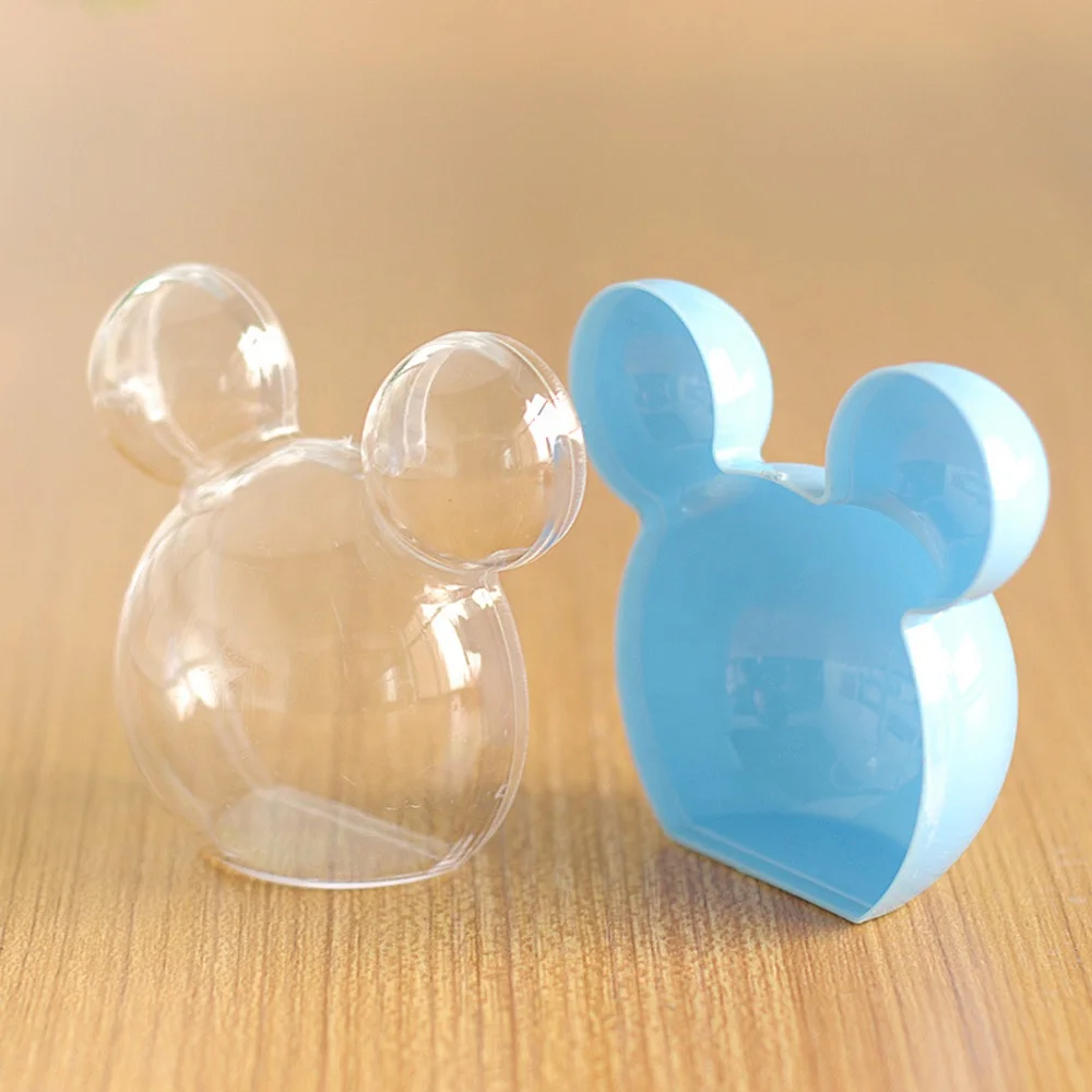 Cartoon Mickey Transparent Plastic Sugar Candy Box