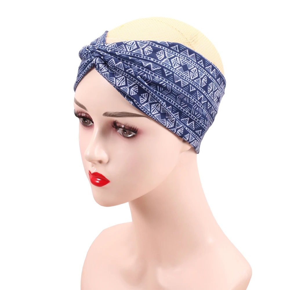 New Custom Boho Headbands Geometric Triangle Floral Check Stripe ...